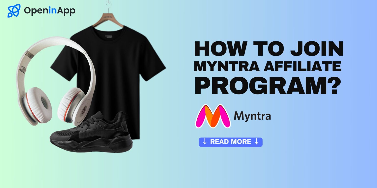 How to join Myntra Affiliate program - Join Myntra Affiliate Program